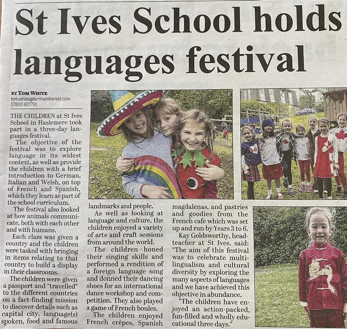 Languages Festival at St Ives
